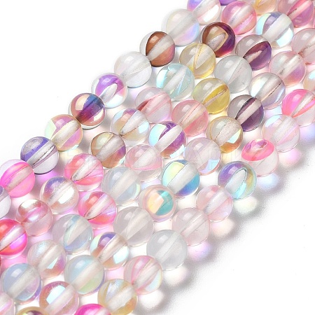 Synthetic Moonstone Beads Strands - Beadpark.com