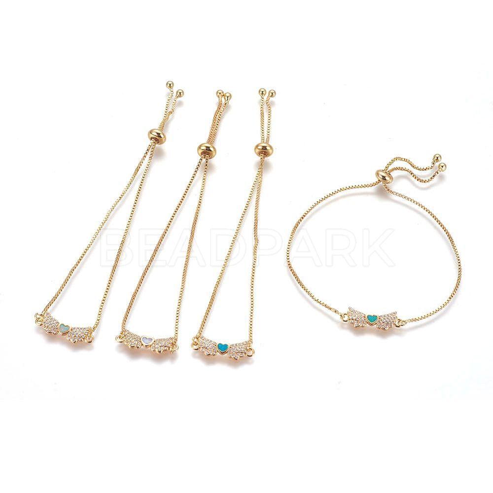 Adjustable Brass Bolo Bracelets - Beadpark.com