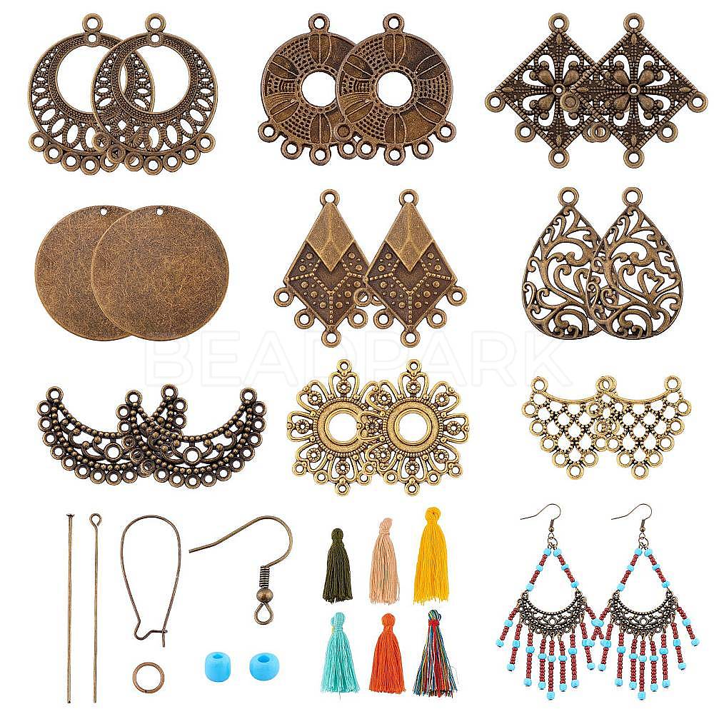 DIY Chandelier Drop Earring Making Kit - Beadpark.com