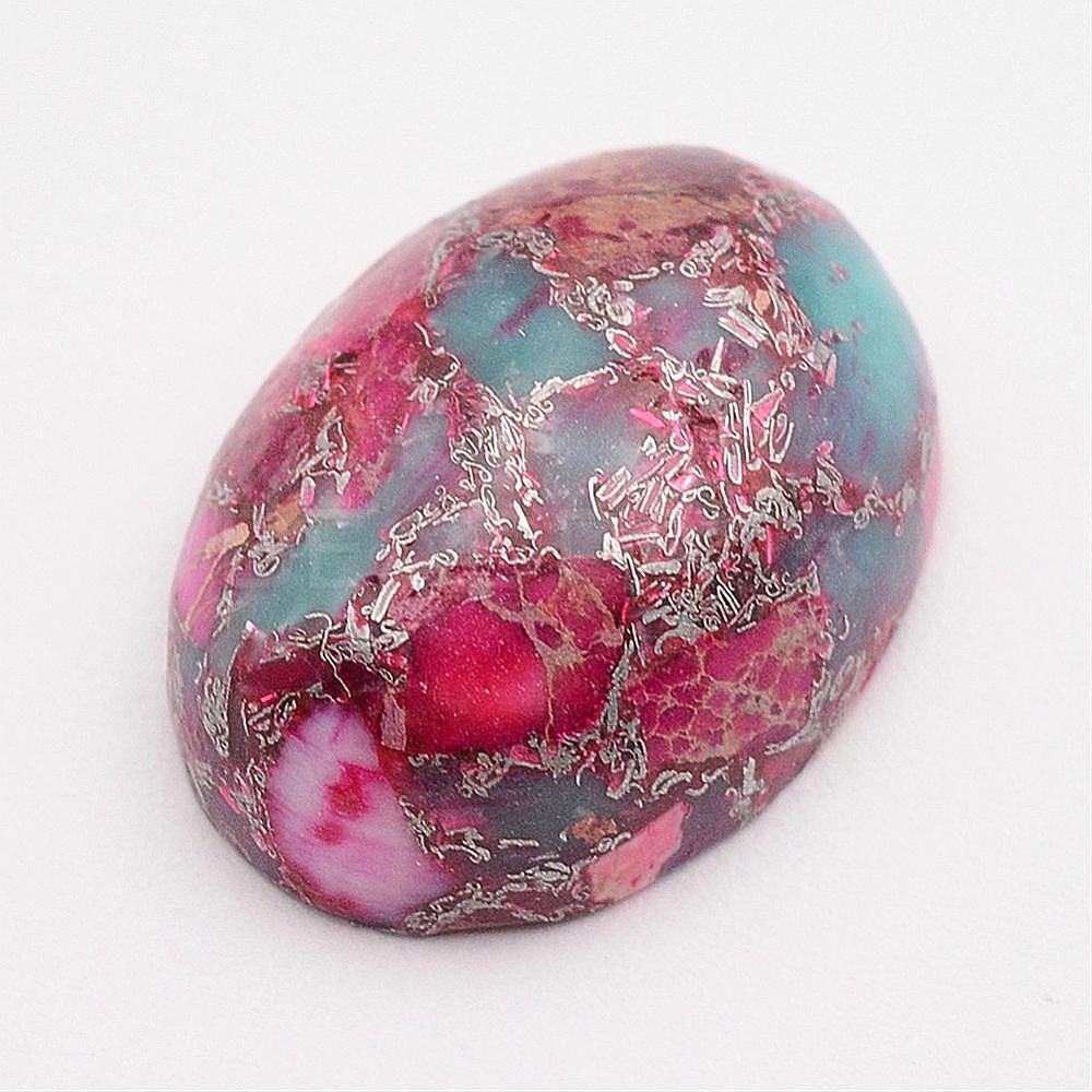 Synthetic Silver Line and Regalite/Imperial Jasper/Sea Sediment Jasper ...