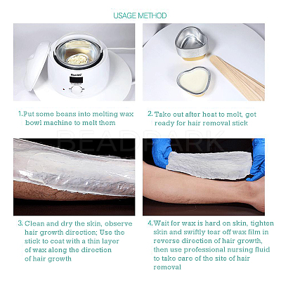 Waxing Kit Depilatory 500CC Hot Wax Hair Removal Machines - Beadpark.com