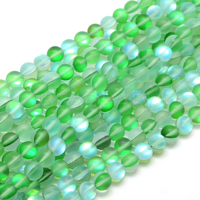 Synthetic Moonstone Beads Strands - Beadpark.com