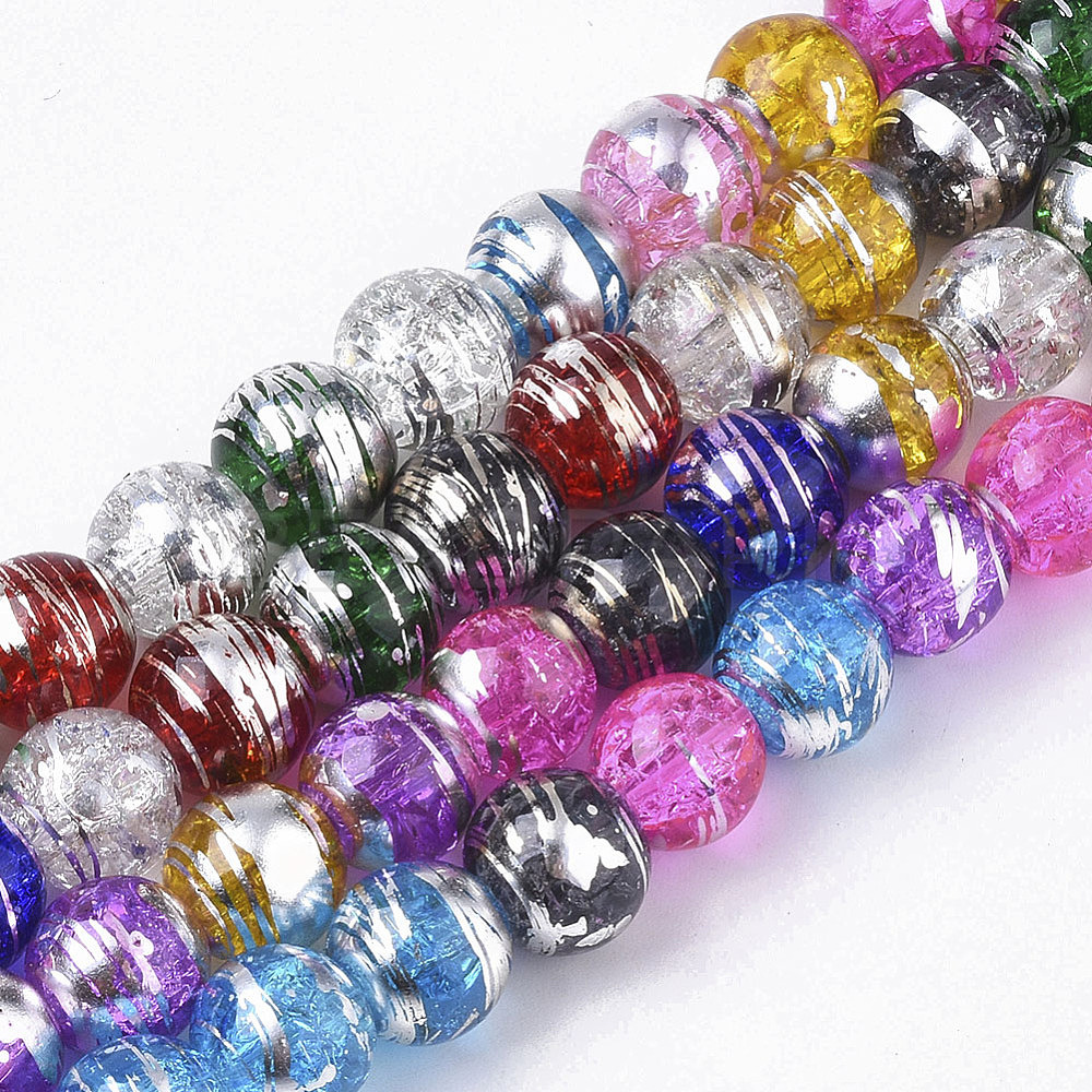 Drawbench Transparent Glass Beads Strands - Beadpark.com