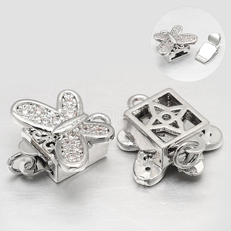 Eco-Friendly PVD Vacuum Plating & Long-Lasting Plated Brass Micro Pave ...